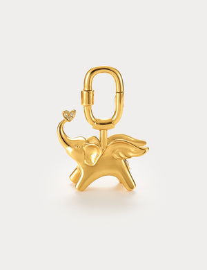 Classic Gold—Soar Elephant Bag Charm – Aelyseé
