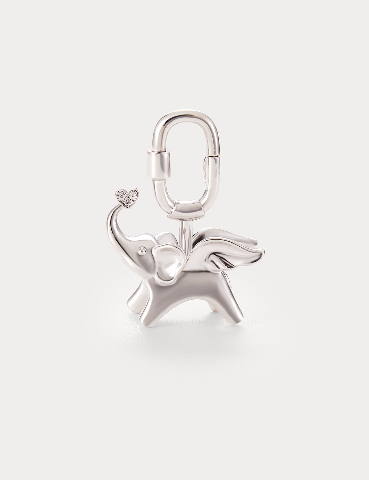 Classic Silver—Soar Elephant Bag Charm – Aelyseé
