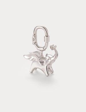 Classic Silver—Soar Elephant Bag Charm – Aelyseé