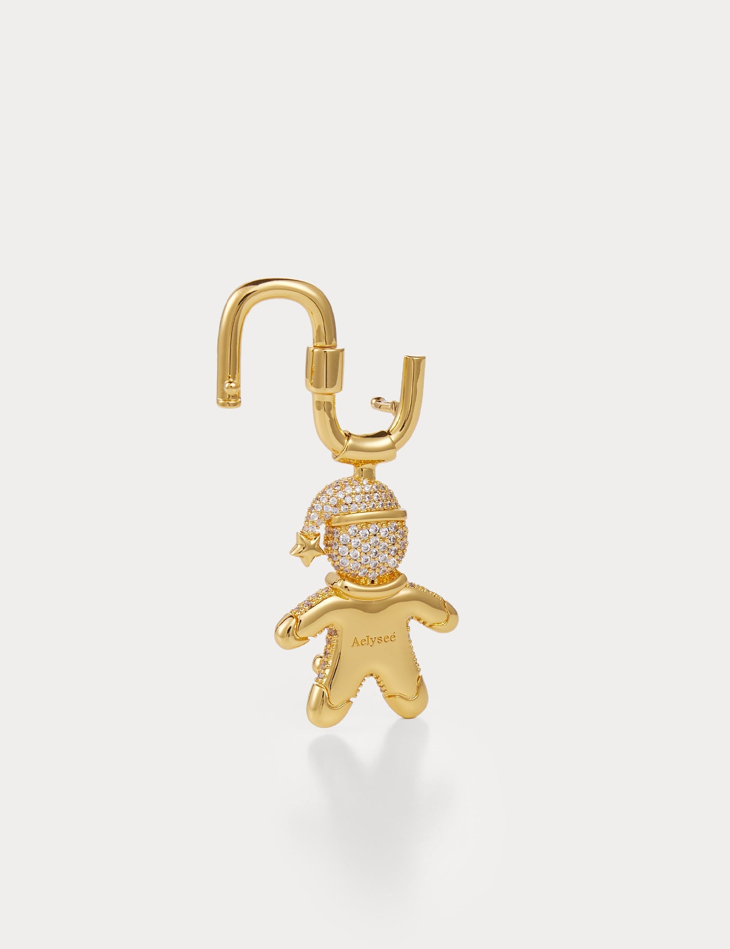 Classic Gold—Gingerbread Man Bag Charm – Aelyseé