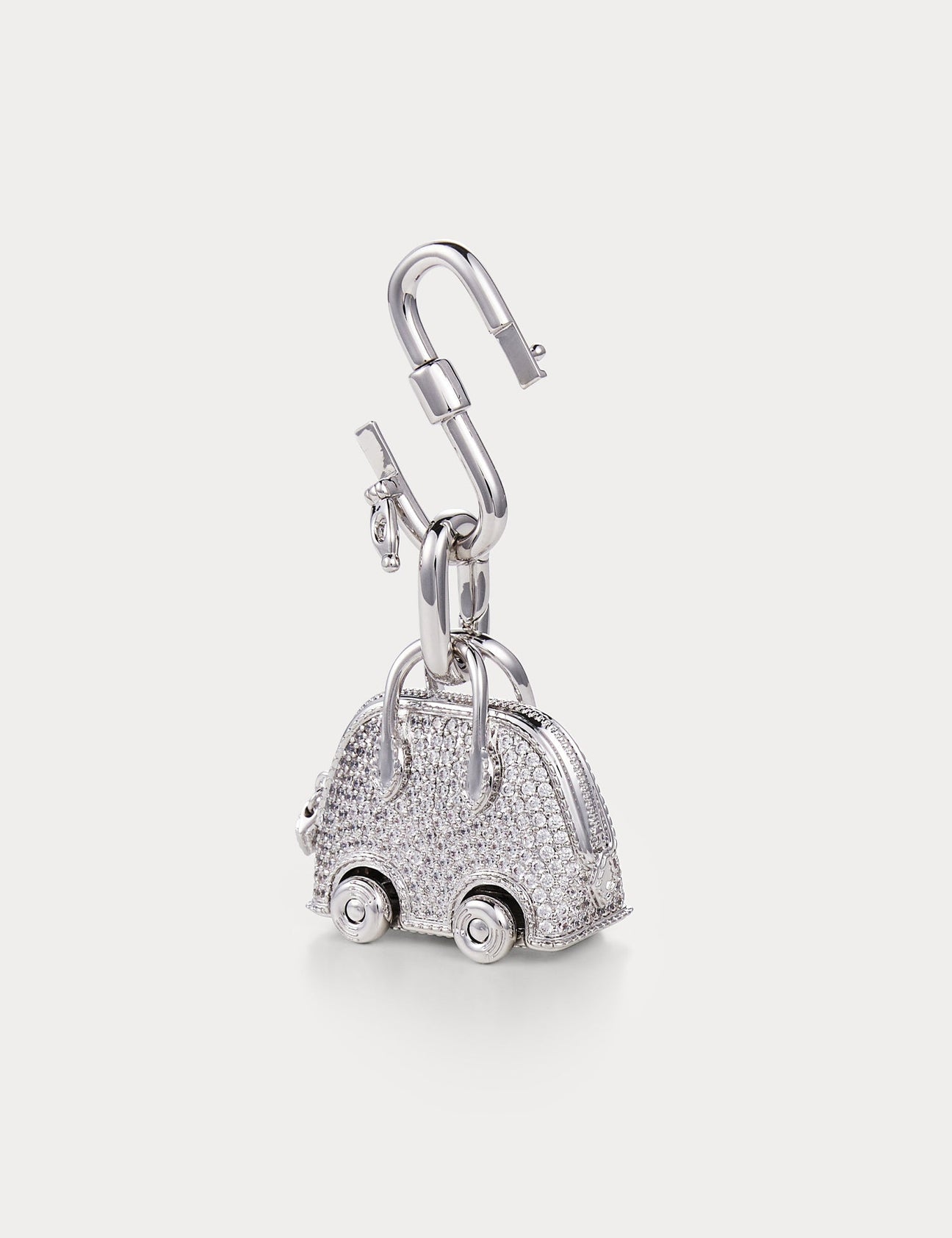 Sparkle Silver—Bolide On Wheels Bag Charm – Aelyseé